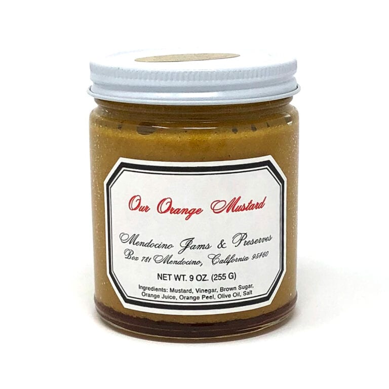 Orange Mustard 9 oz. - Gourmet Jams and Jellies in Mendocino California